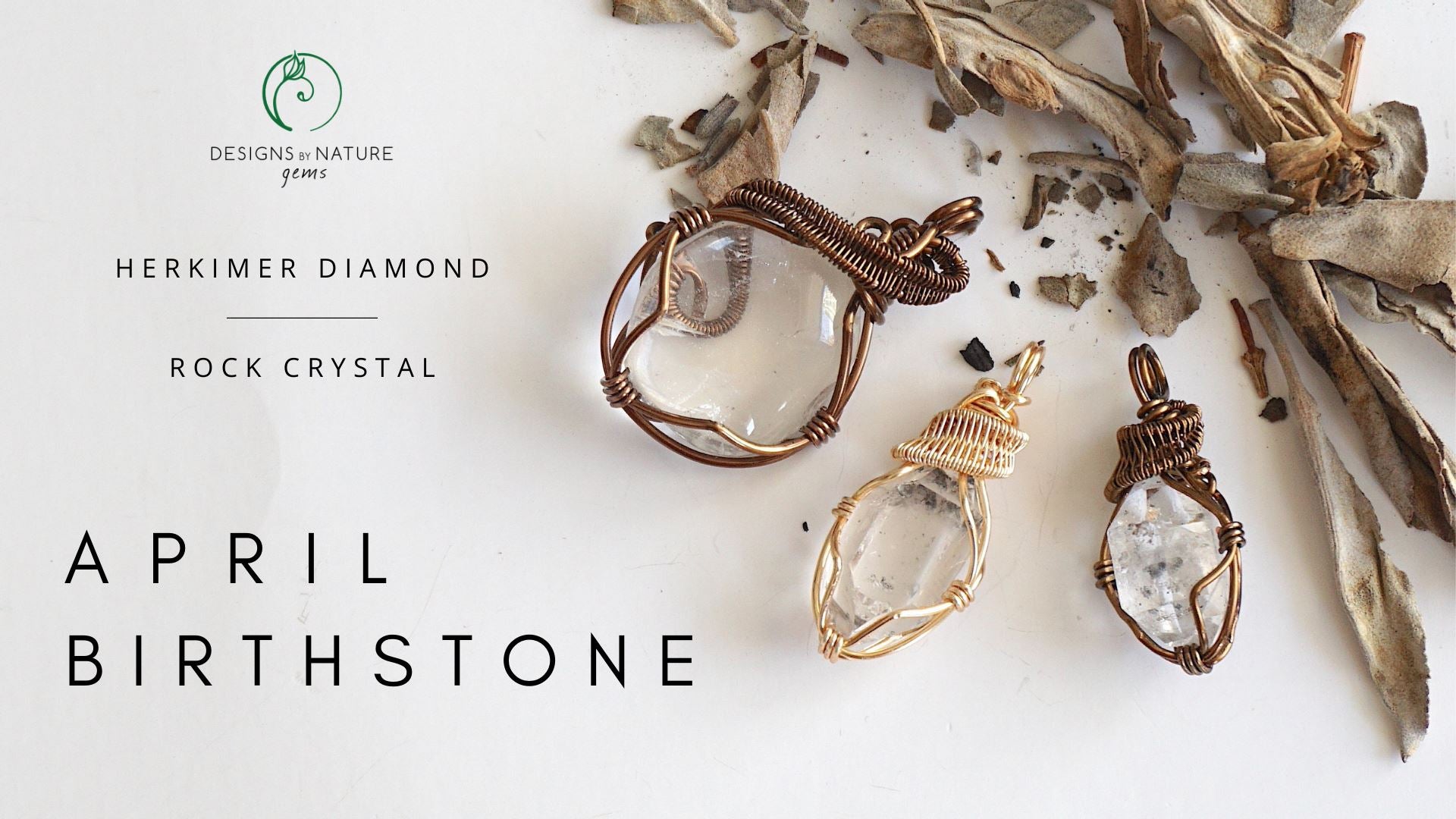 April Birthstone: Herkimer Diamond and Rock Crystal – Designs by Nature ...