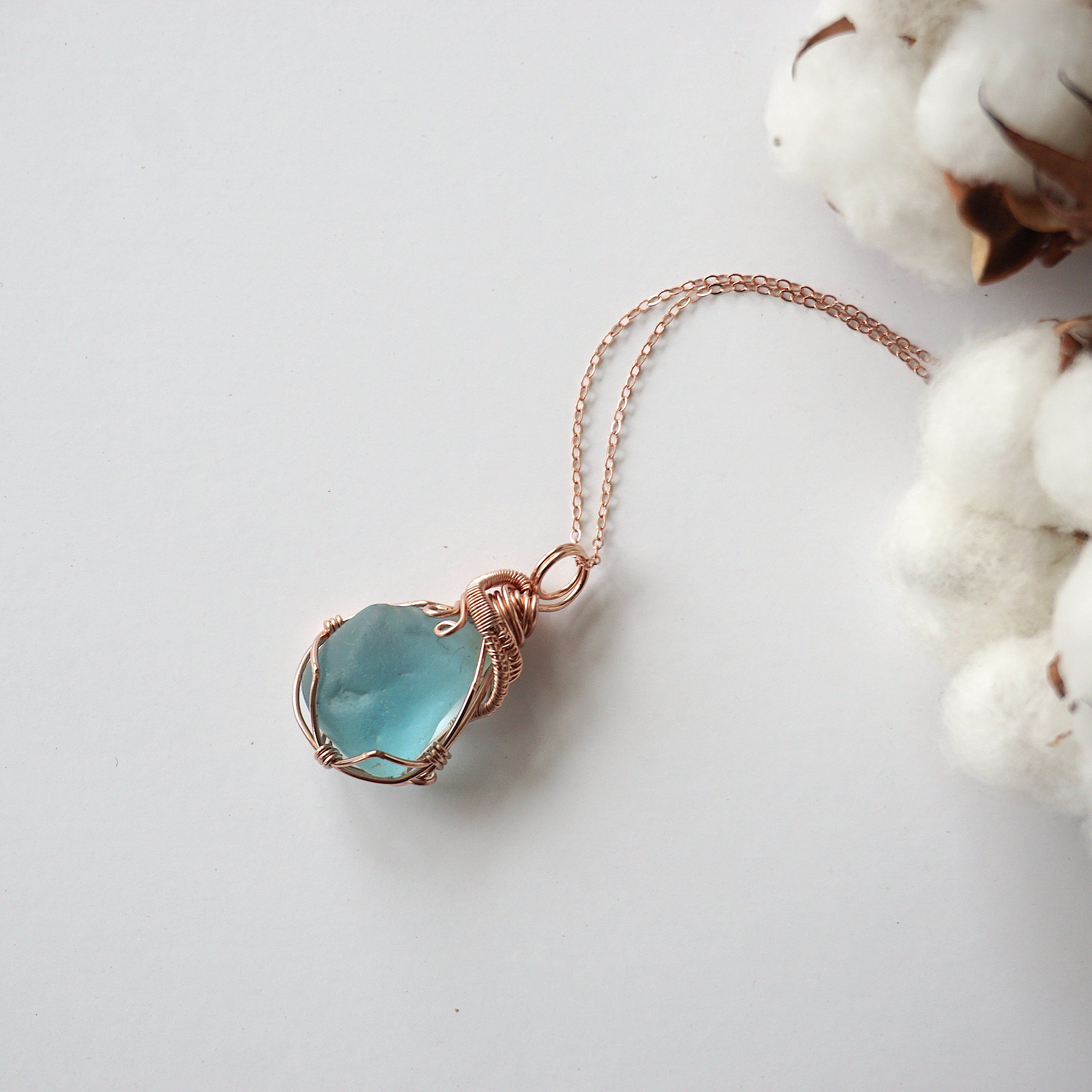 Blue Topaz - Rose Gold – Designs by Nature Gems