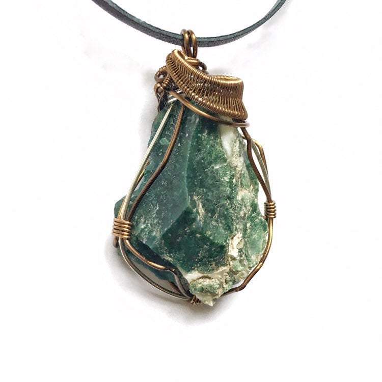 Raw Bloodstone Necklace (Heliotrope Stone) - March Birthstone Necklace ...